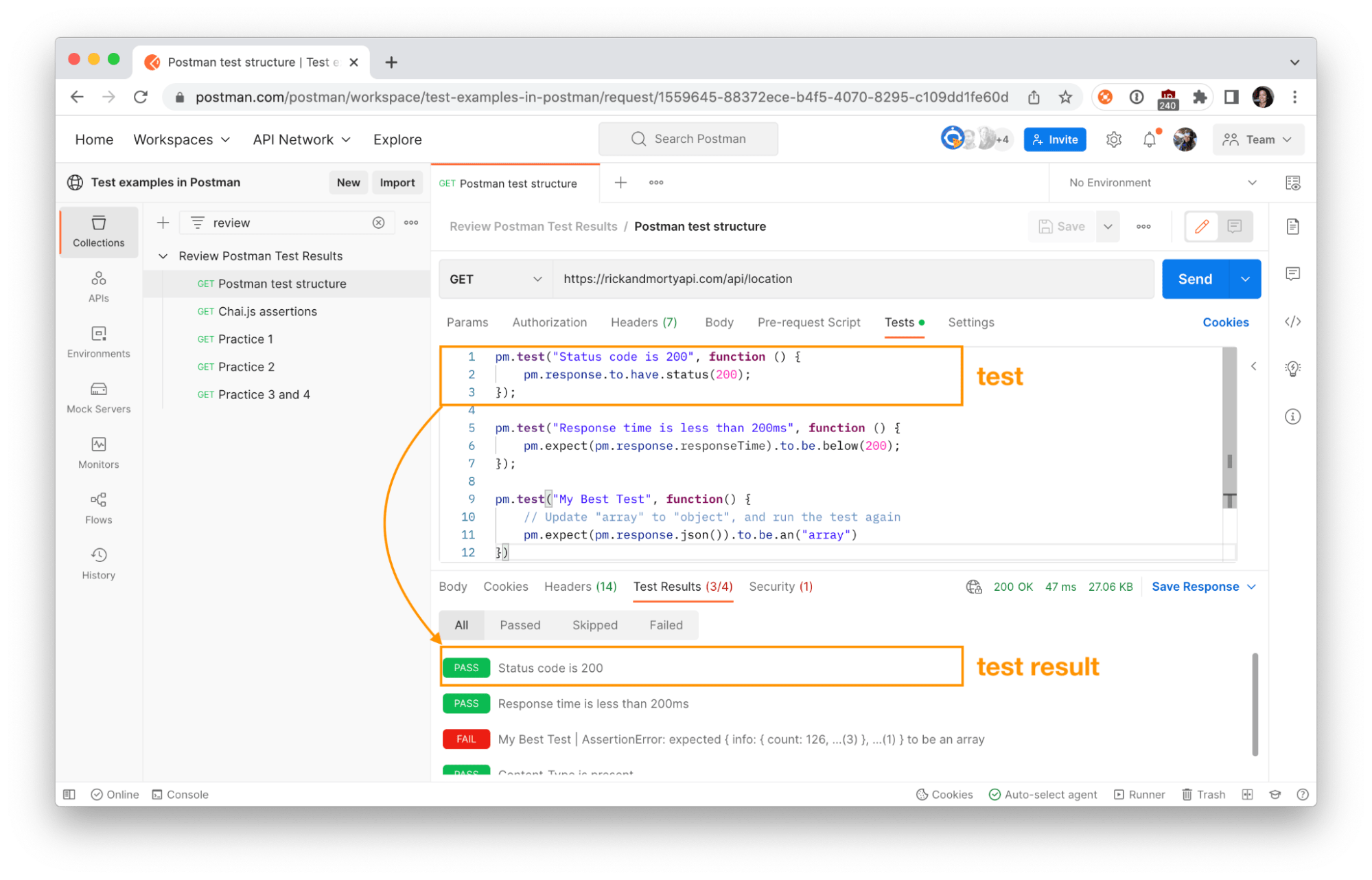 How to review Postman test results | Postman Blog